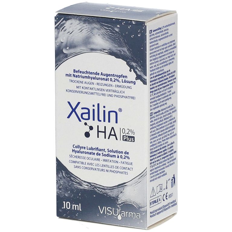 Xailin HA® 0,2 % Plus Augentropfen 10 ml - Shop Apotheke