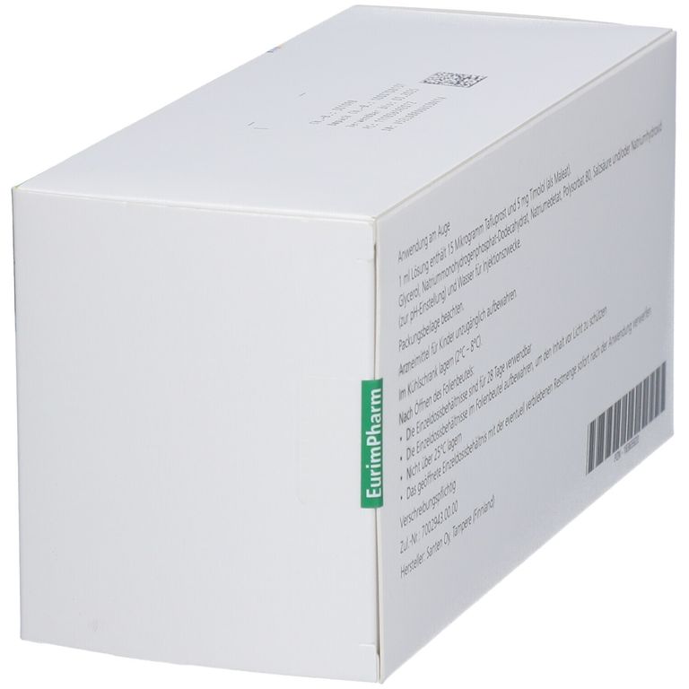 TAPTIQOM 15 µg/ml + 5 mg/ml Augentr.i.Einzeldosisb 90x0,3 ml mit dem E ...