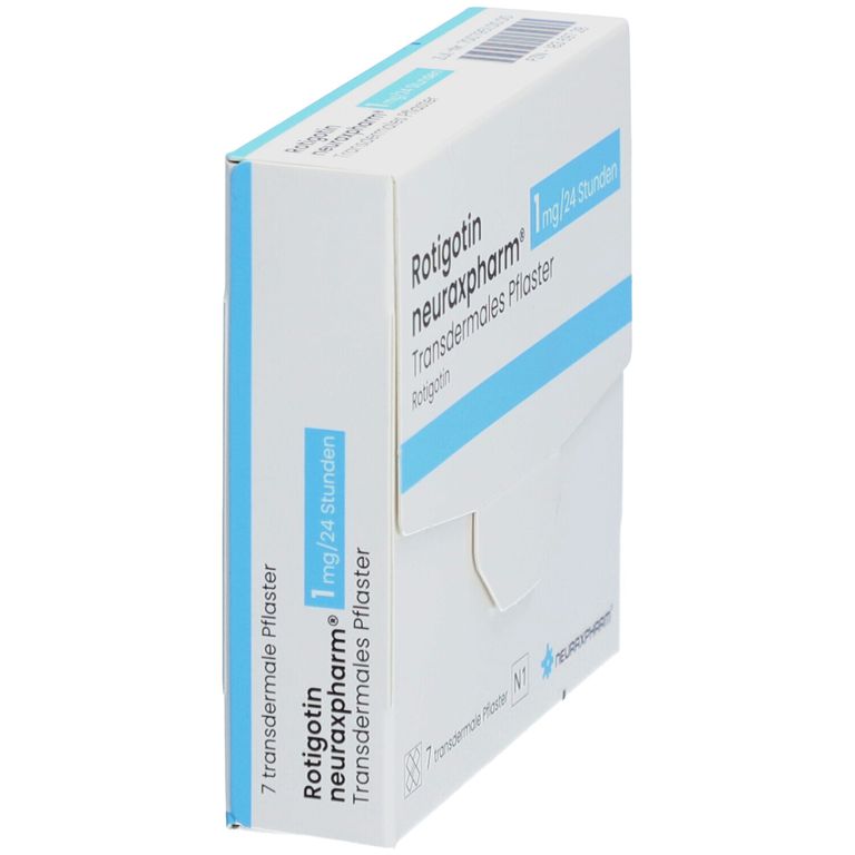 ROTIGOTIN neuraxpharm 1 mg/24 h transderm.Pflaster 7 St mit dem E ...