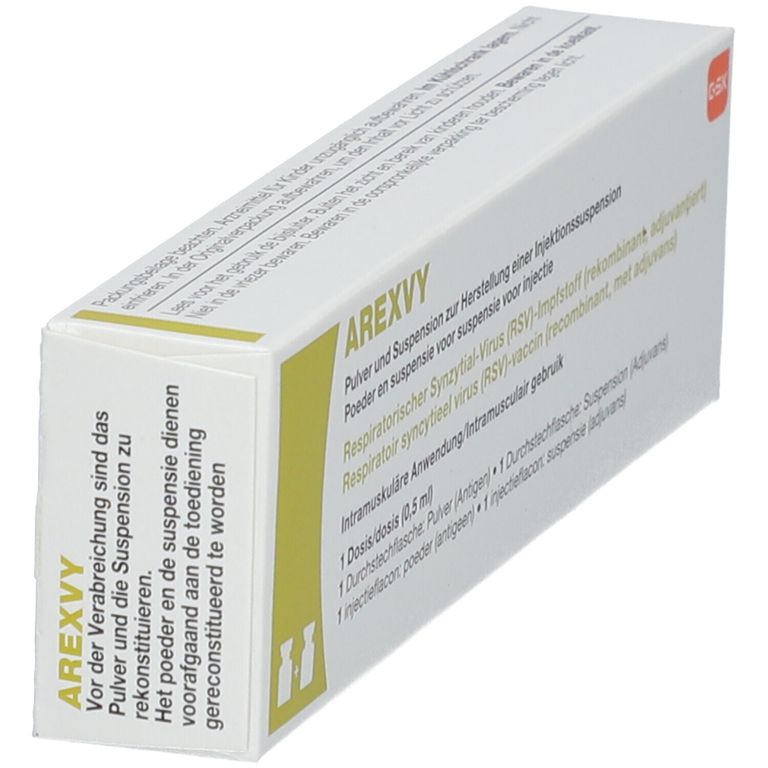 AREXVY Plv.u.Susp.z.Herst.e.Injektionssuspension 1 St mit dem E-Rezept ...