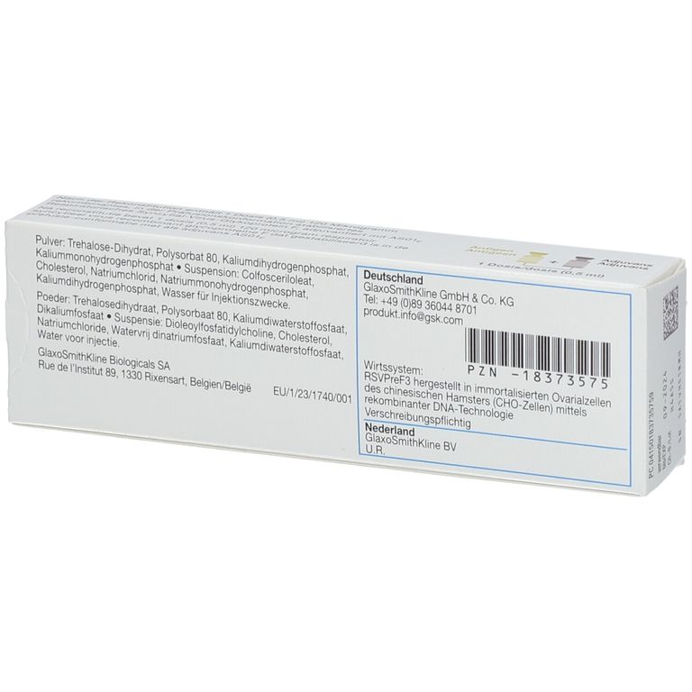 AREXVY Plv.u.Susp.z.Herst.e.Injektionssuspension 1 St mit dem E-Rezept kaufen - Shop Apotheke