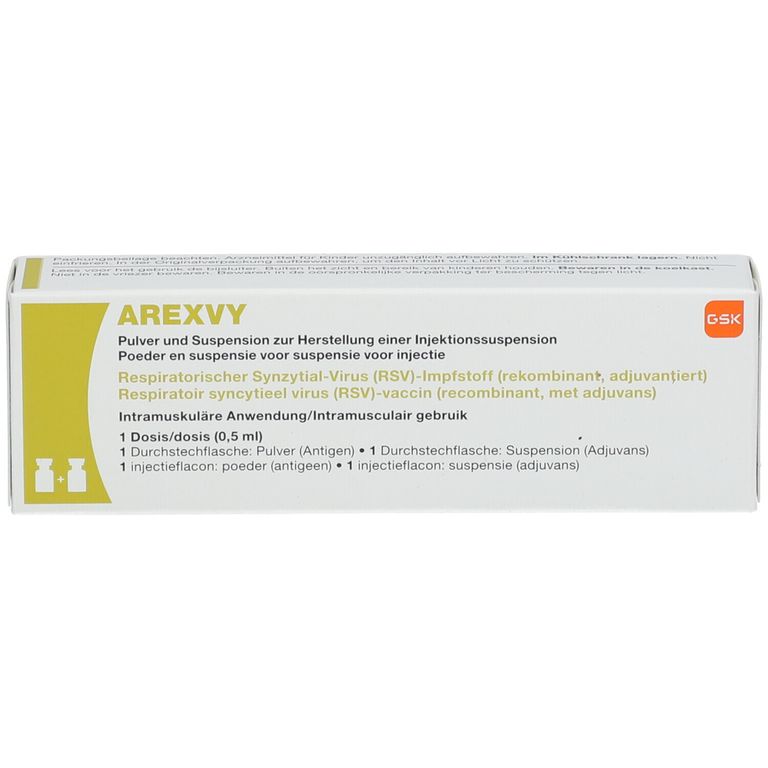 AREXVY Plv.u.Susp.z.Herst.e.Injektionssuspension 1 St mit dem E-Rezept ...