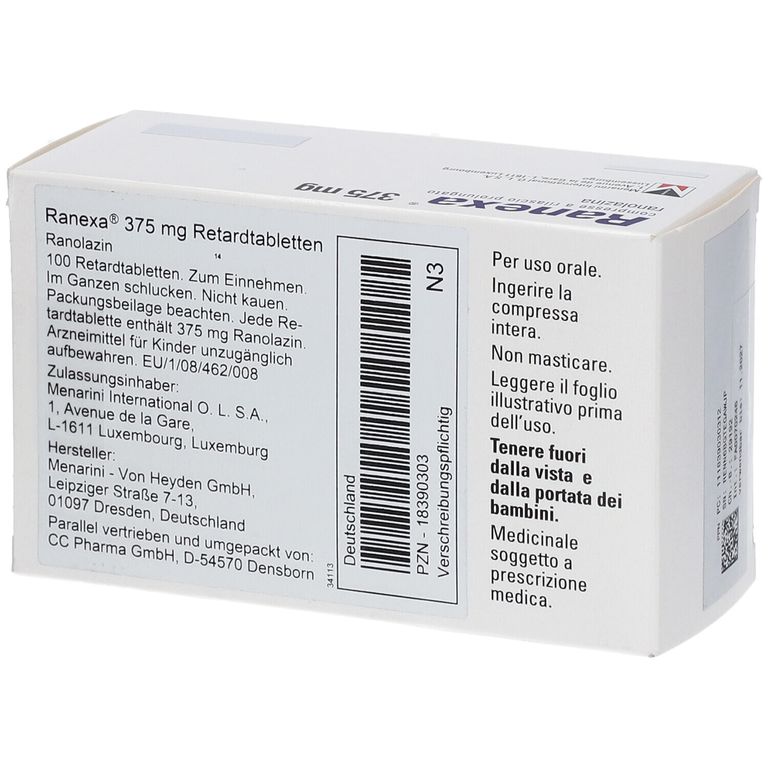 RANEXA 375 mg Retardtabletten 100 St mit dem E-Rezept kaufen - Shop ...