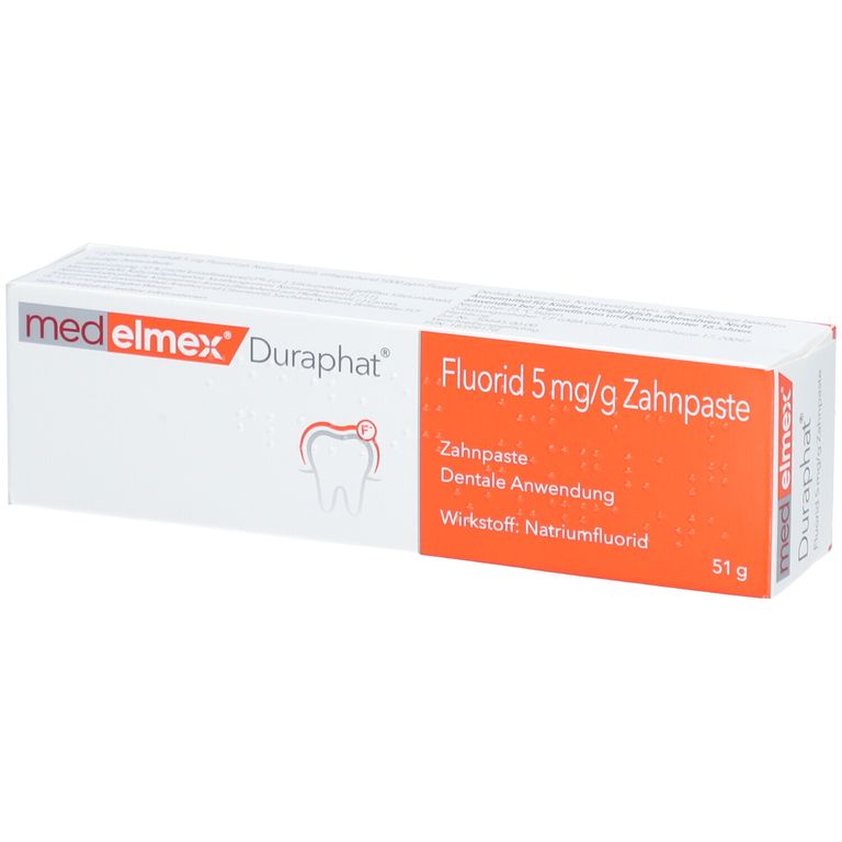 MEDELMEX Duraphat Fluorid 5 mg/g Zahnpasta 51 g mit dem E-Rezept kaufen ...