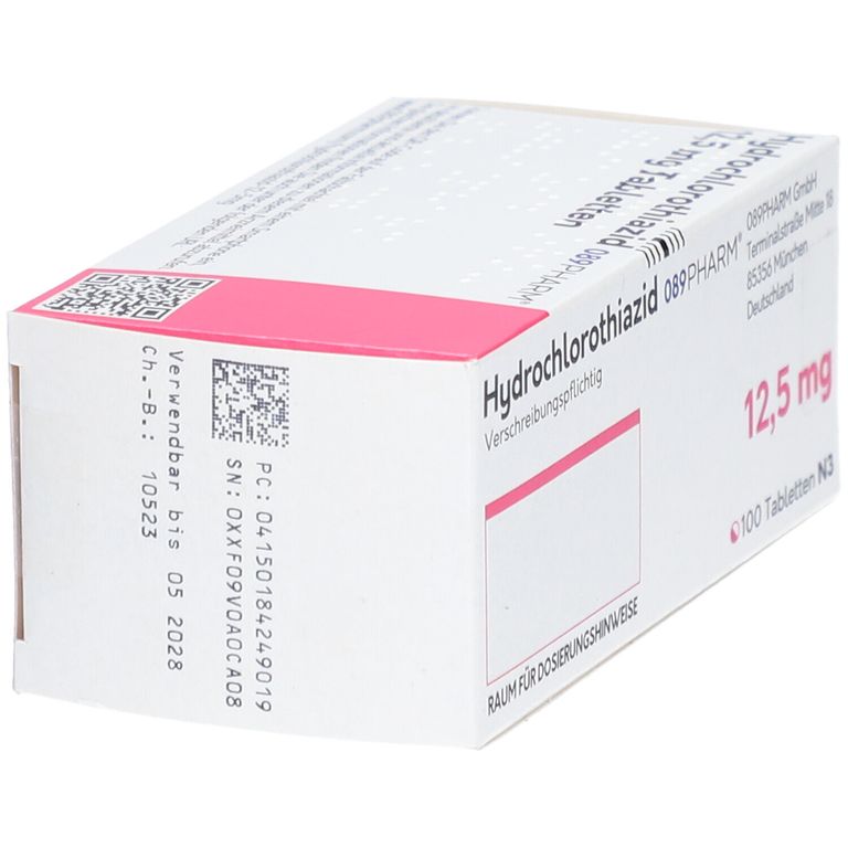 HCT-089PHARM 12,5 mg Tabletten 100 St mit dem E-Rezept kaufen - Shop ...