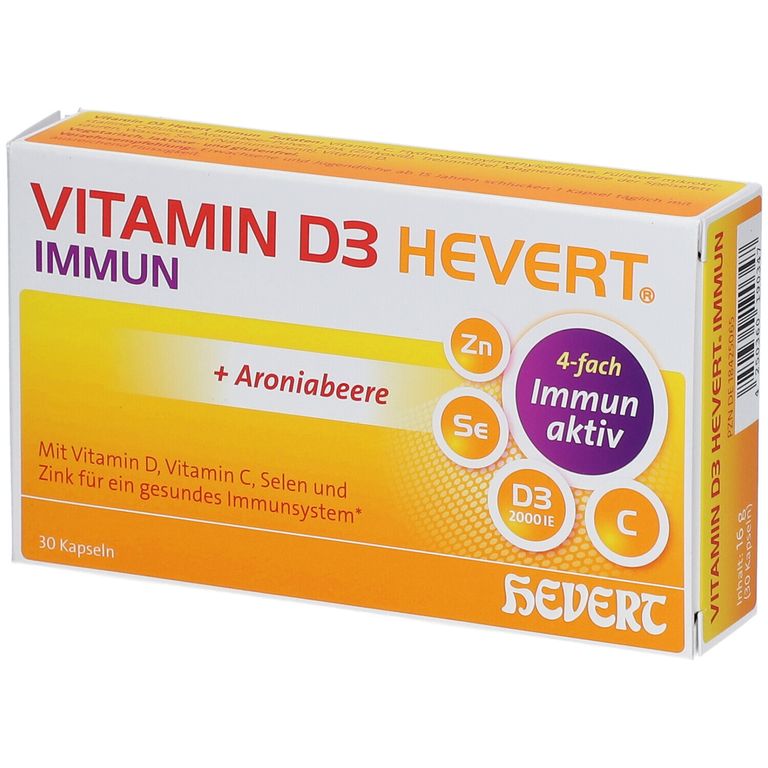 VITAMIN D3 HEVERT® IMMUN 30 St - SHOP APOTHEKE