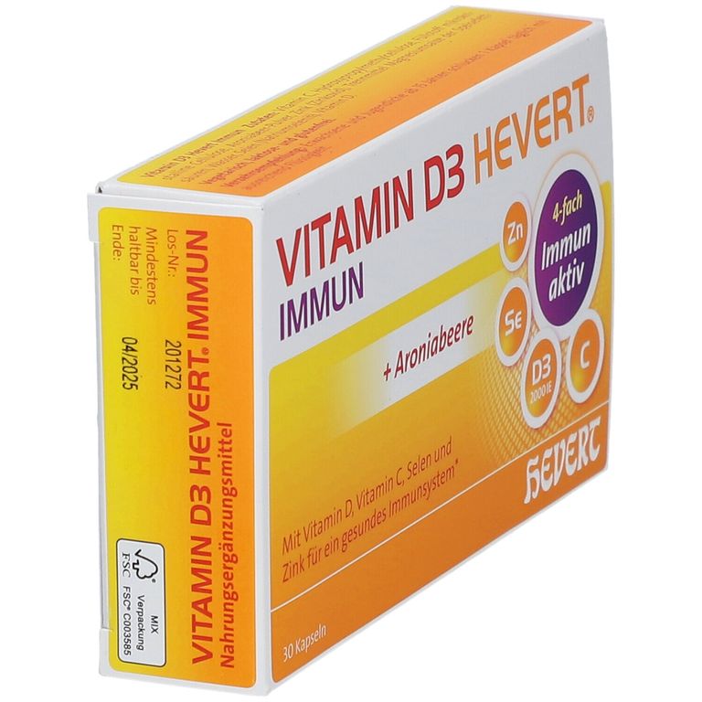 VITAMIN D3 HEVERT® IMMUN 30 St - SHOP APOTHEKE