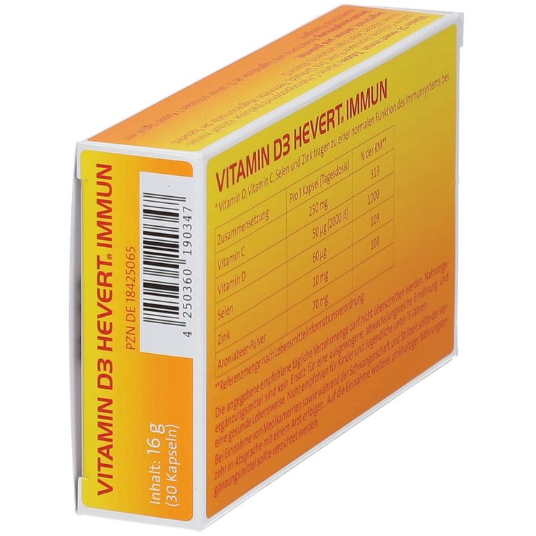 VITAMIN D3 HEVERT® IMMUN 30 St - SHOP APOTHEKE