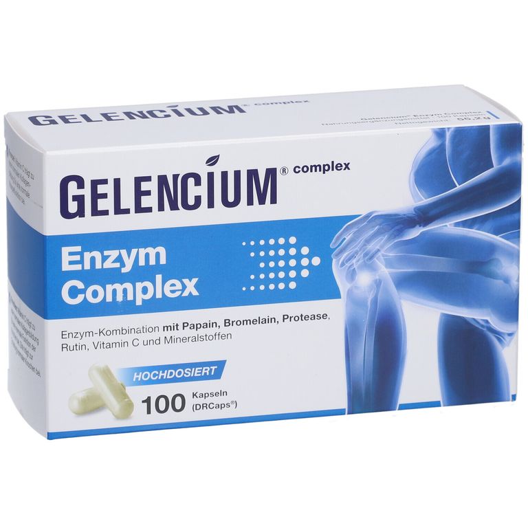 GELENCIUM® Enzym Complex hochdosiert mit Bromelain 100 St - Shop Apotheke