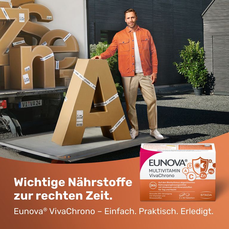 EUNOVA® VivaChrono: Vitamin- und Mineralstoffversorgung im Einklang mit ...