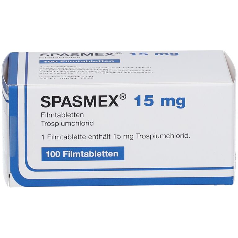 SPASMEX 15 mg Filmtabletten 100 St mit dem E-Rezept kaufen - Shop Apotheke