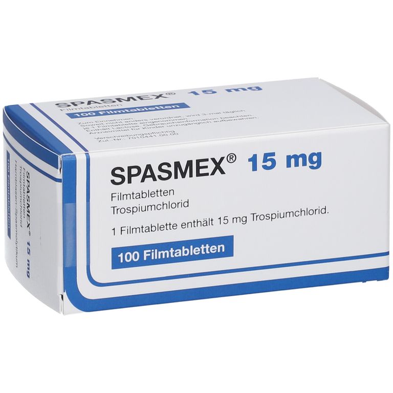 SPASMEX 15 mg Filmtabletten 100 St mit dem E-Rezept kaufen - Shop Apotheke