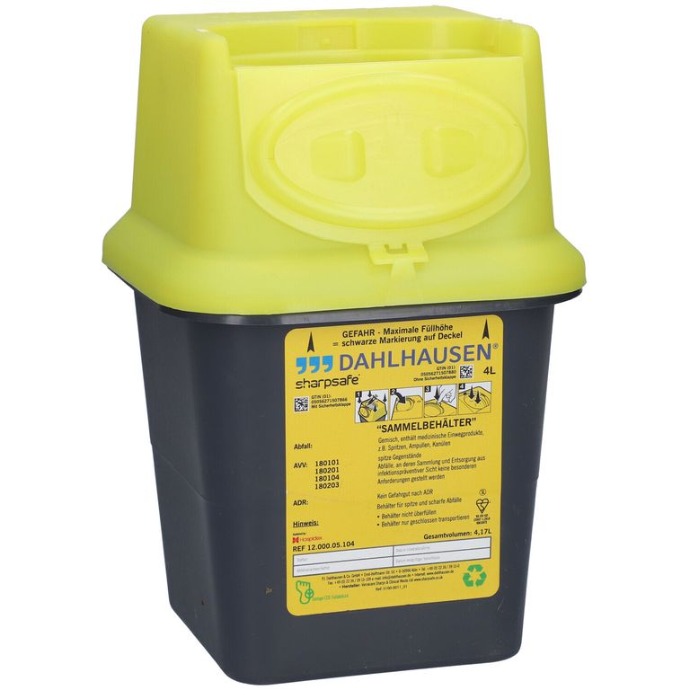 Sharpsafe Abwurfbehälter 4,0 L 1 St - Shop Apotheke