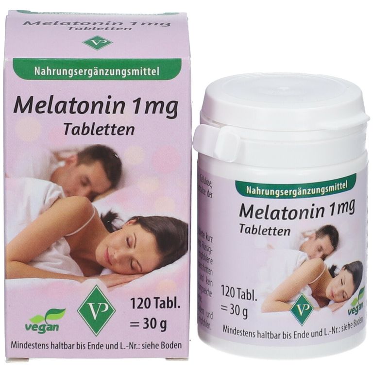 Melatonin 1 mg Tabletten vegan 120 St - Shop Apotheke