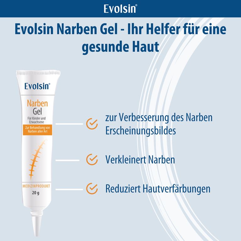 Evolsin® Narbengel für Kinder & Erwachsene – Narbensalbe reduziert die ...