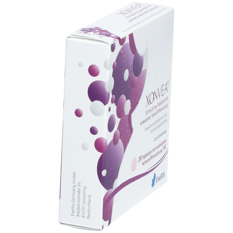 XONVEA 20 mg/20 mg Tabl.m.veränd.Wirkst.-Freis. 20 St mit dem E-Rezept ...