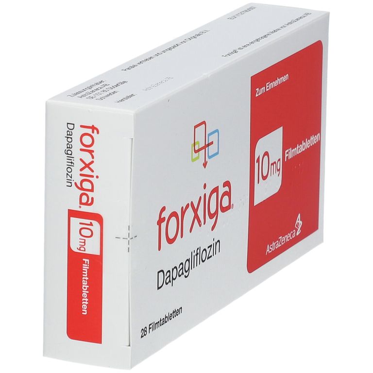 FORXIGA 10 mg Filmtabletten 28 St mit dem E-Rezept kaufen - Shop Apotheke