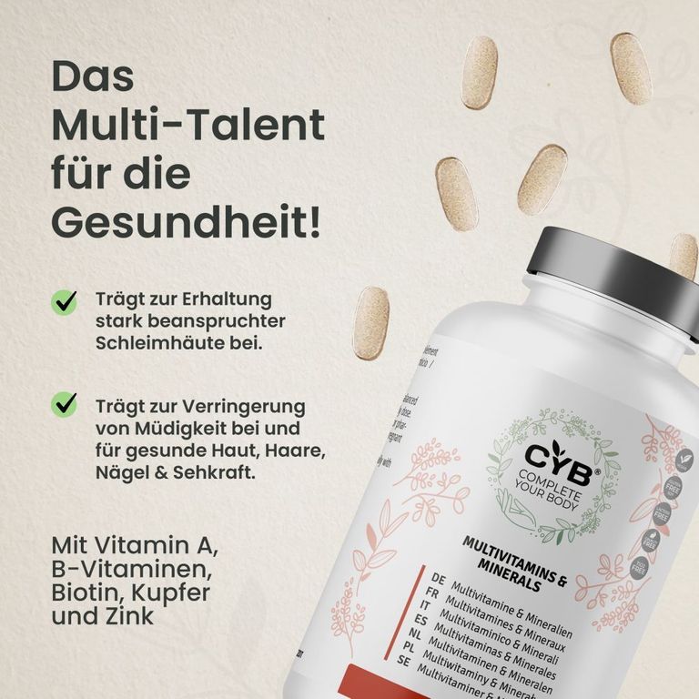 CYB Multivitamine & Mineralstoffe 365 St - Shop Apotheke