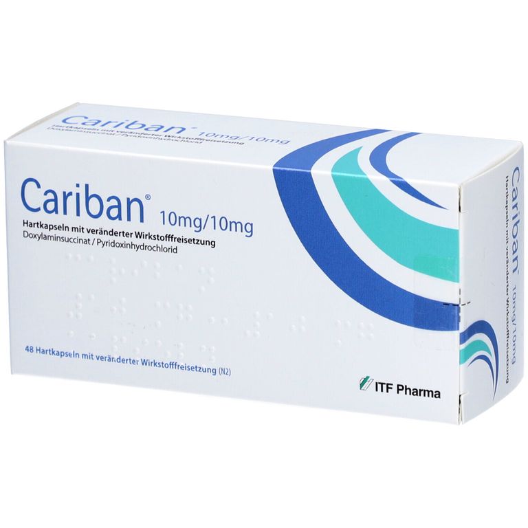 CARIBAN 10 mg/10 mg Hartk.m.veränd.Wirkst.-Frs. 48 St mit dem E-Rezept ...