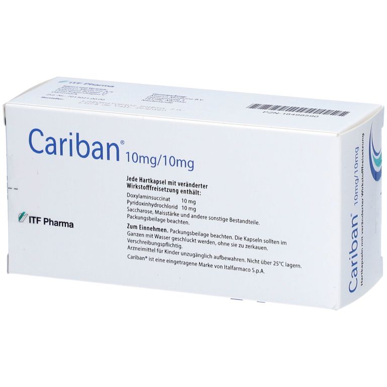 CARIBAN 10 mg/10 mg Hartk.m.veränd.Wirkst.-Frs. 48 St mit dem E-Rezept ...