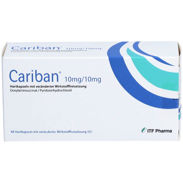 CARIBAN 10 mg/10 mg Hartk.m.veränd.Wirkst.-Frs. 48 St mit dem E-Rezept ...
