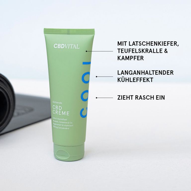CBD VITAL Kühlende CBD Creme 120 ml - Shop Apotheke