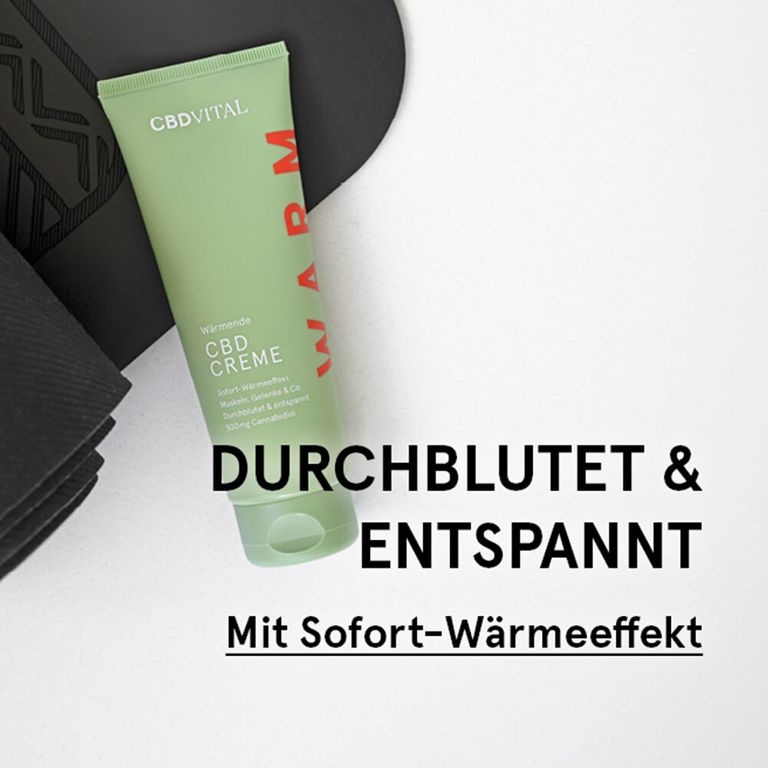 CBD VITAL Wärmende CBD Creme 120 ml - Shop Apotheke