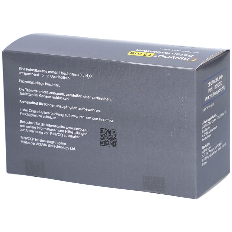 RINVOQ 15 mg Retardtabletten 98 St mit dem E-Rezept kaufen - Shop Apotheke