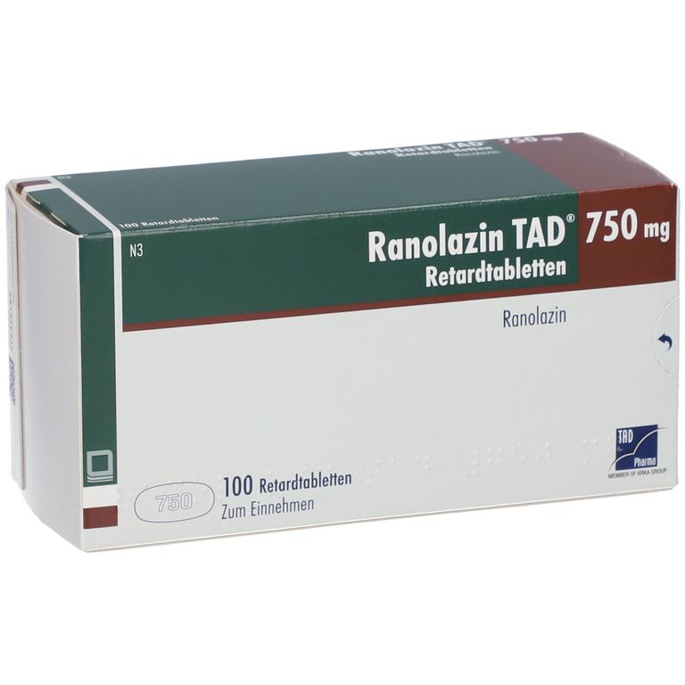 RANOLAZIN TAD 750 mg Retardtabletten 100 St mit dem E-Rezept kaufen ...