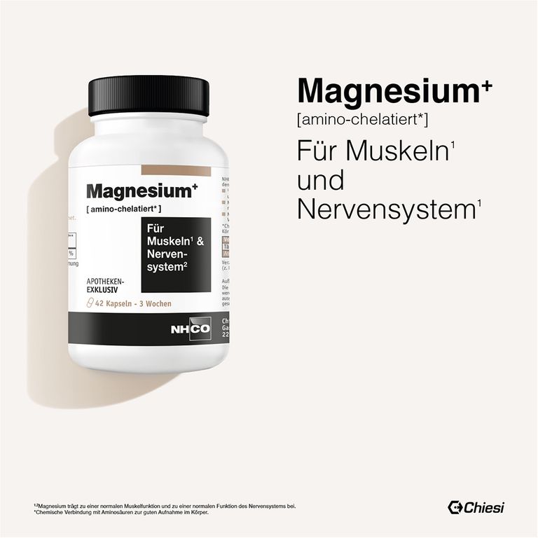 NHCO Magnesium+ amino-chelatiert Kapseln 42 St - Shop Apotheke