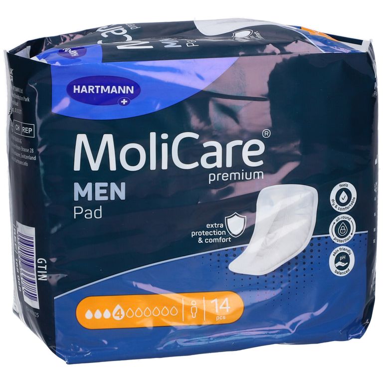 MoliCare Premium MEN Pad 4 Tropfen 14 St - Shop Apotheke