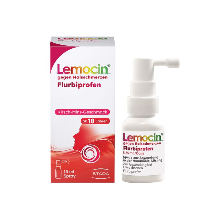 Lemocin® Flurbiprofen Spray gegen Halsschmerzen 15 ml - Shop Apotheke