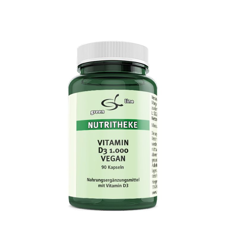 green line NUTRITHEKE Vitamin D3 1000 vegan 90 St - Shop Apotheke