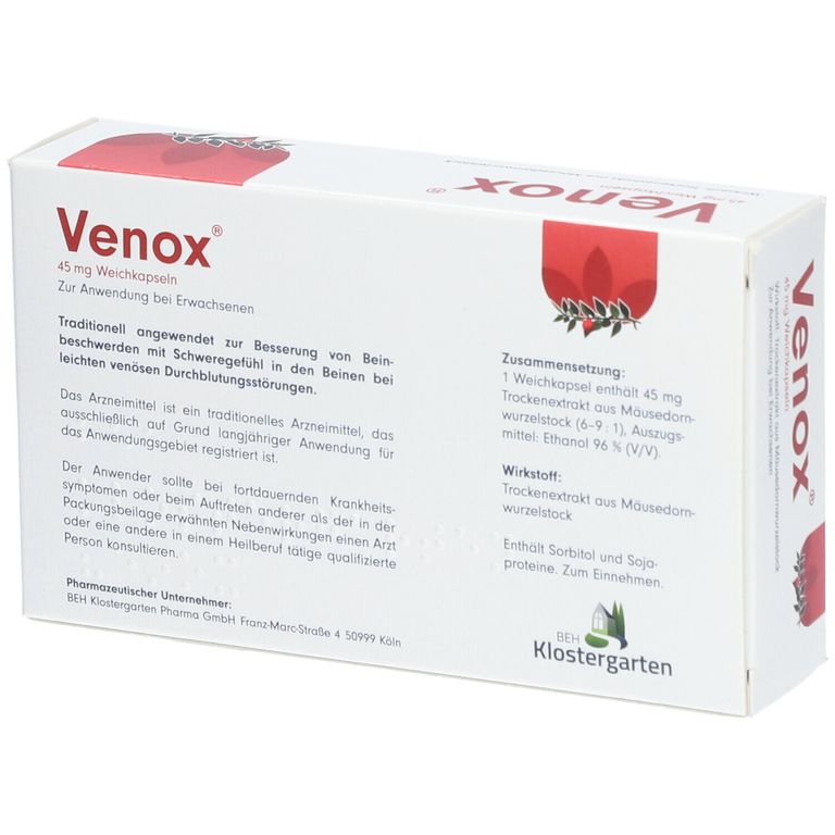 Venox® 45 mg 60 St - Shop Apotheke