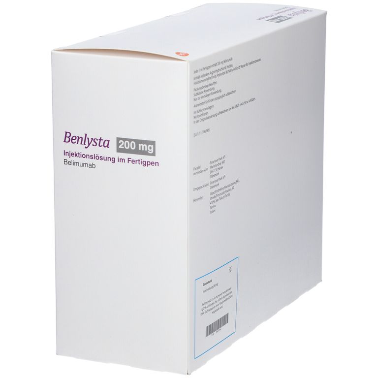 BENLYSTA 200 mg Injektionslösung i.e.Fertigpen 3x4 St mit dem E-Rezept ...
