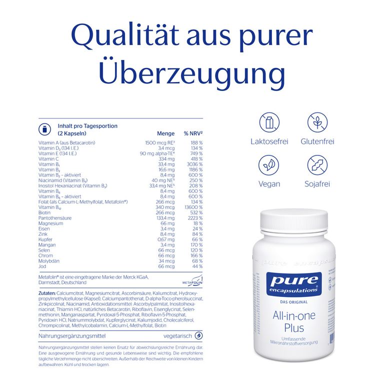 Pure Encapsulations all-in-one Plus Kapseln 90 St - Shop Apotheke