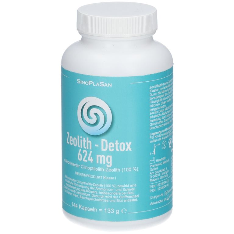 SinoPlaSan Zeolith - Detox 624 mg 144 St - Shop Apotheke