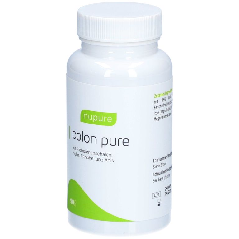 Nupure colon pure - Darmsanierung mit Detox-Kapseln mit natürlichen ...