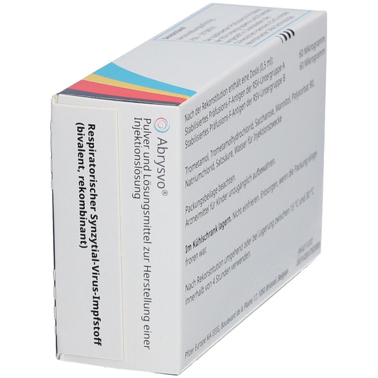 ABRYSVO 0,5 ml Plv.u.Lösungsm.z.Her.e.Inj.-Lsg. 1 St mit dem E-Rezept ...