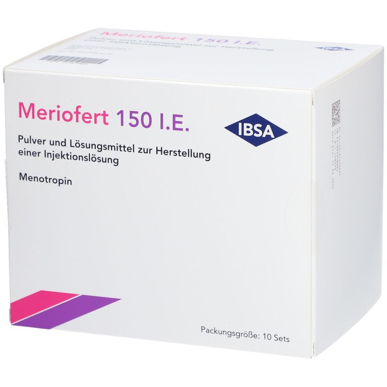 MERIOFERT 150 I.E. Plv.u.Lsm.z.H.e.Injektionslsg. 10 St mit dem E ...