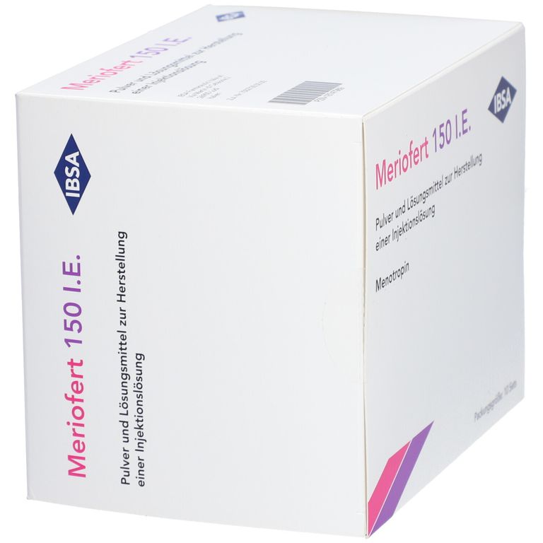 MERIOFERT 150 I.E. Plv.u.Lsm.z.H.e.Injektionslsg. 10 St mit dem E ...