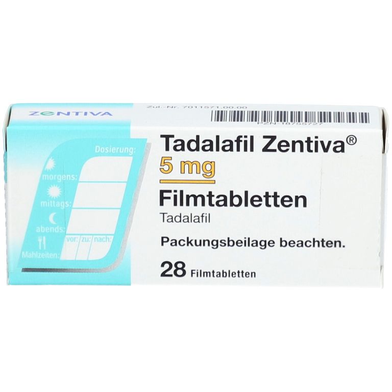TADALAFIL Zentiva 5 mg Filmtabletten 28 St mit dem E-Rezept kaufen - Shop Apotheke