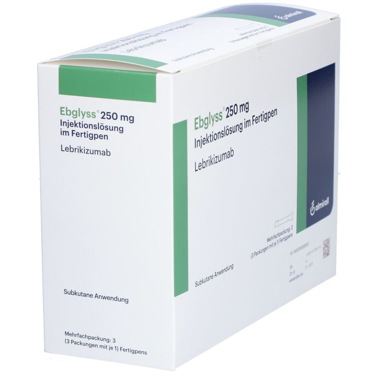 EBGLYSS 250 mg Injektionslösung im Fertigpen 3 St mit dem E-Rezept ...