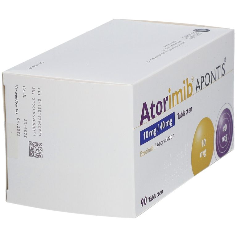 ATORIMIB APONTIS 10 mg/40 mg Tabletten 90 St mit dem E-Rezept kaufen ...