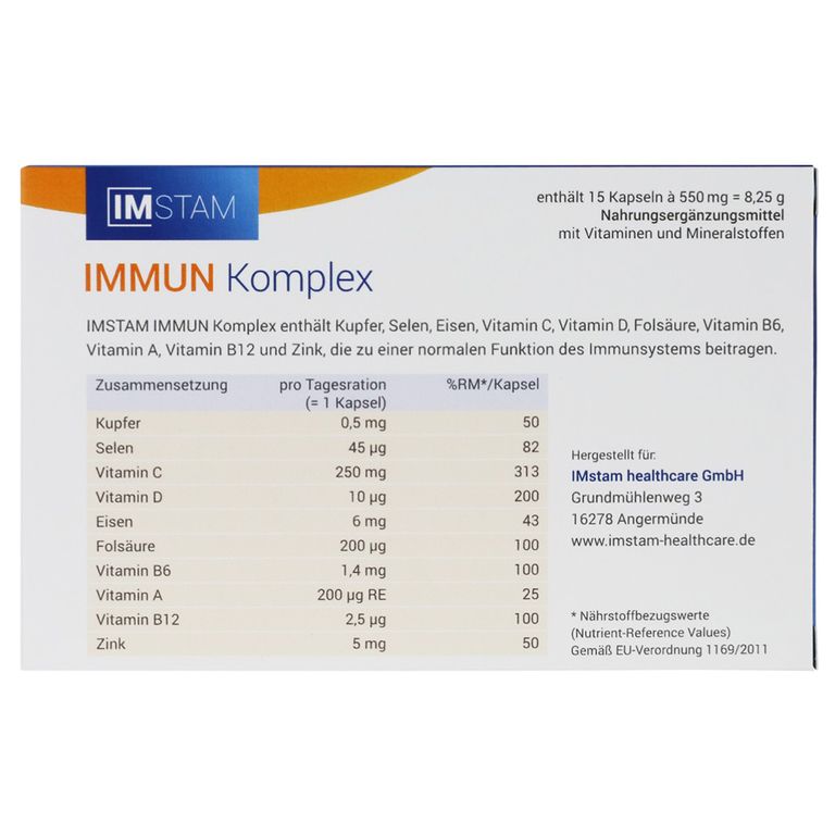 IMSTAM Immun Komplex 15 St - Shop Apotheke