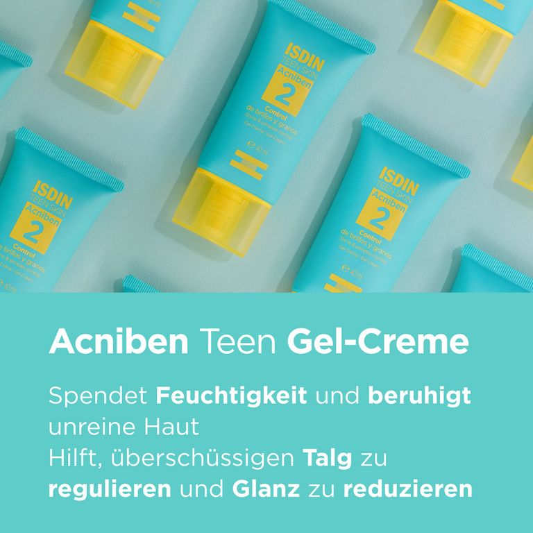 ISDIN Acniben Gel Creme mattierende Feuchtigkeitspflege gegen unreine ...