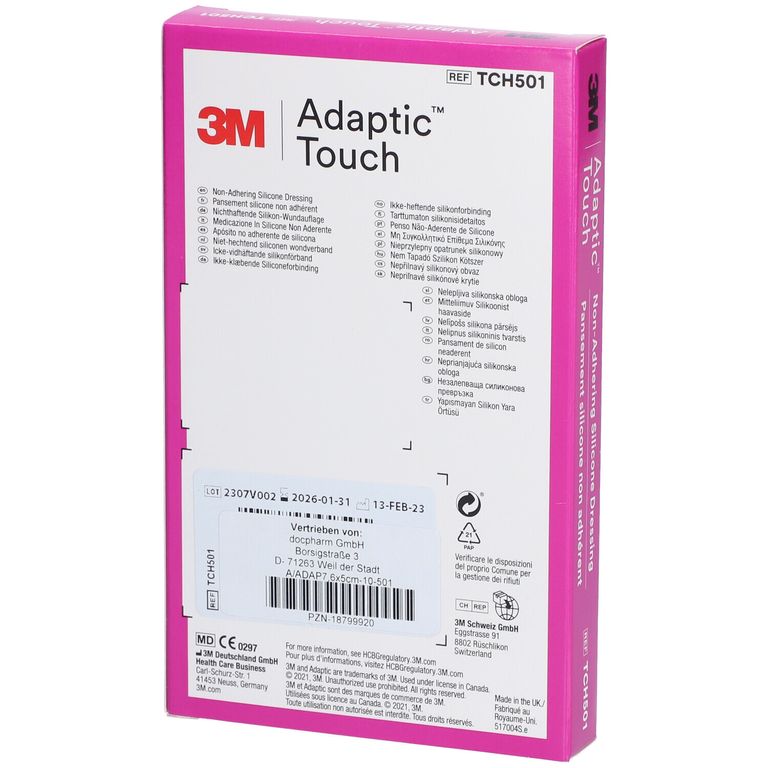 Adaptic™ Touch 5 x 7,6cm 10 St - Shop Apotheke