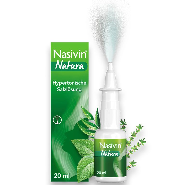 Nasivin® Natura Nasenspray, abschwellendes Nasenspray 20 ml - Shop Apotheke