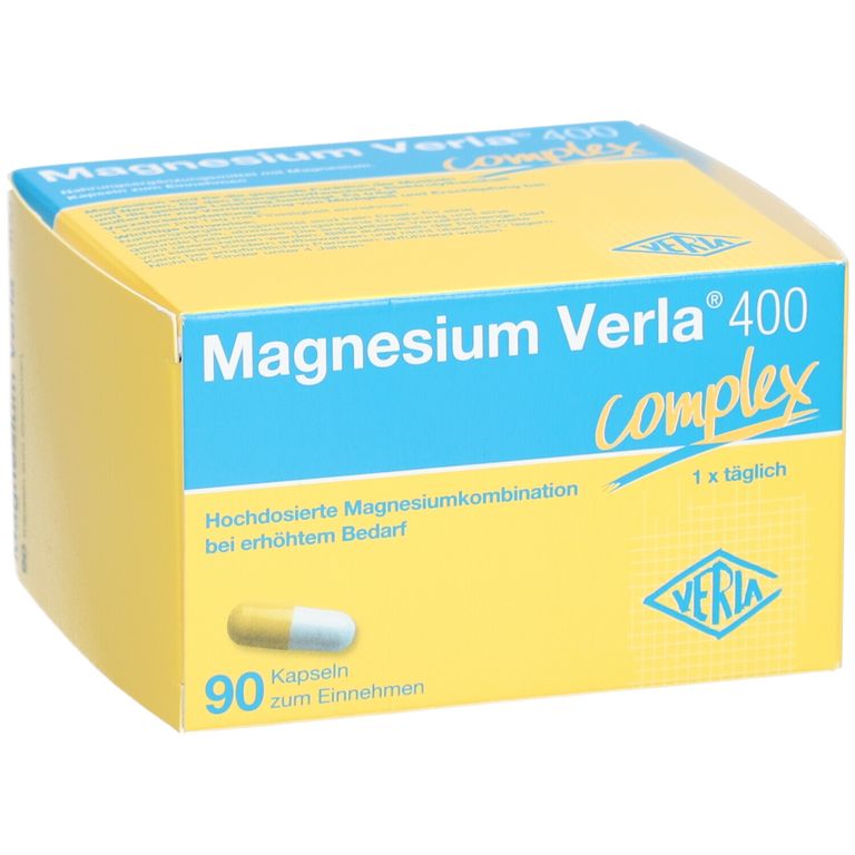 Magnesium Verla® 400 Kapseln 90 St - Shop Apotheke