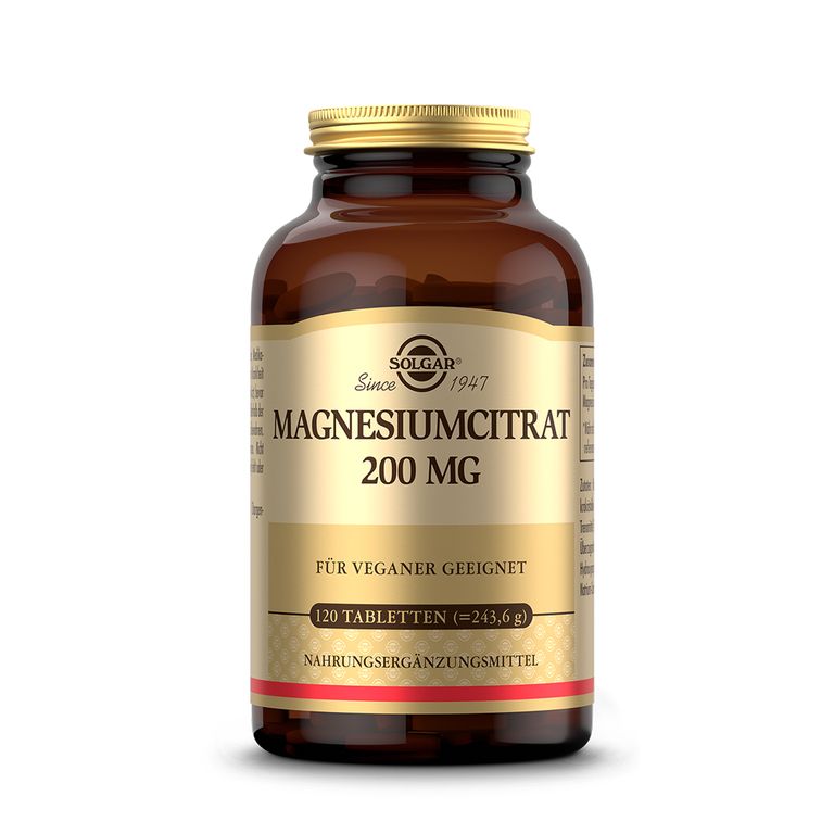 SOLGAR® Magnesiumcitrat 200 mg 120 St - Shop Apotheke